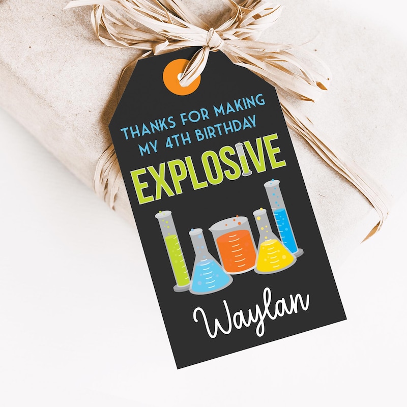 Science Favor Bags - Etsy