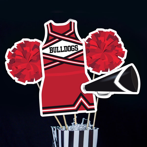 Red Cheerleading Party Decorations - Etsy