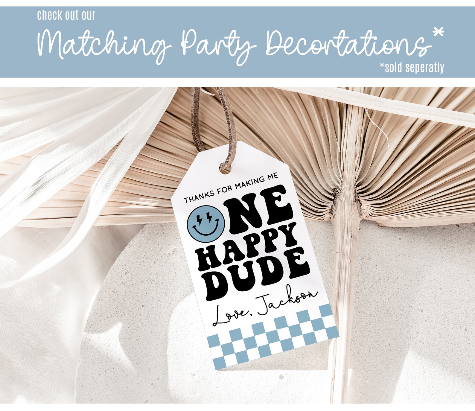 Editable Happy Dude Birthday Centerpieces, Happy Dude Table Decorations ...