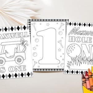 Golf Party Coloring Pages Golf Activity Pages Golf Birthday Party ...