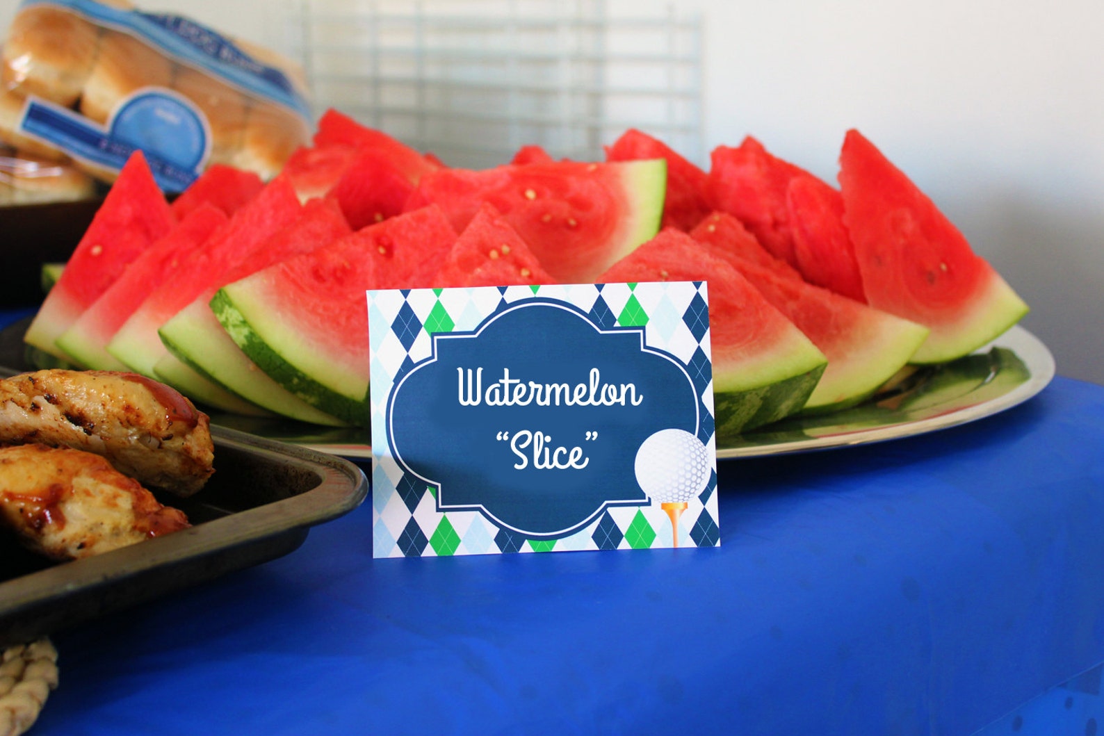 Golf Party Food Labels INSTANT DOWNLOAD - Printable Buffet Signs by ...