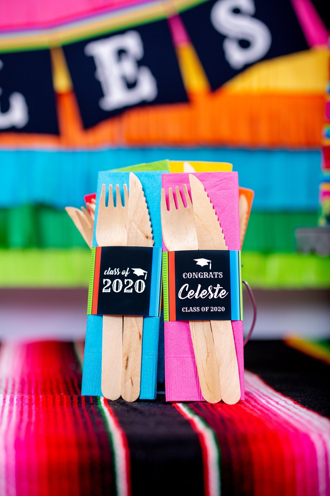 Graduation Fiesta Napkin Ring Printable Fiesta Napkin - Etsy