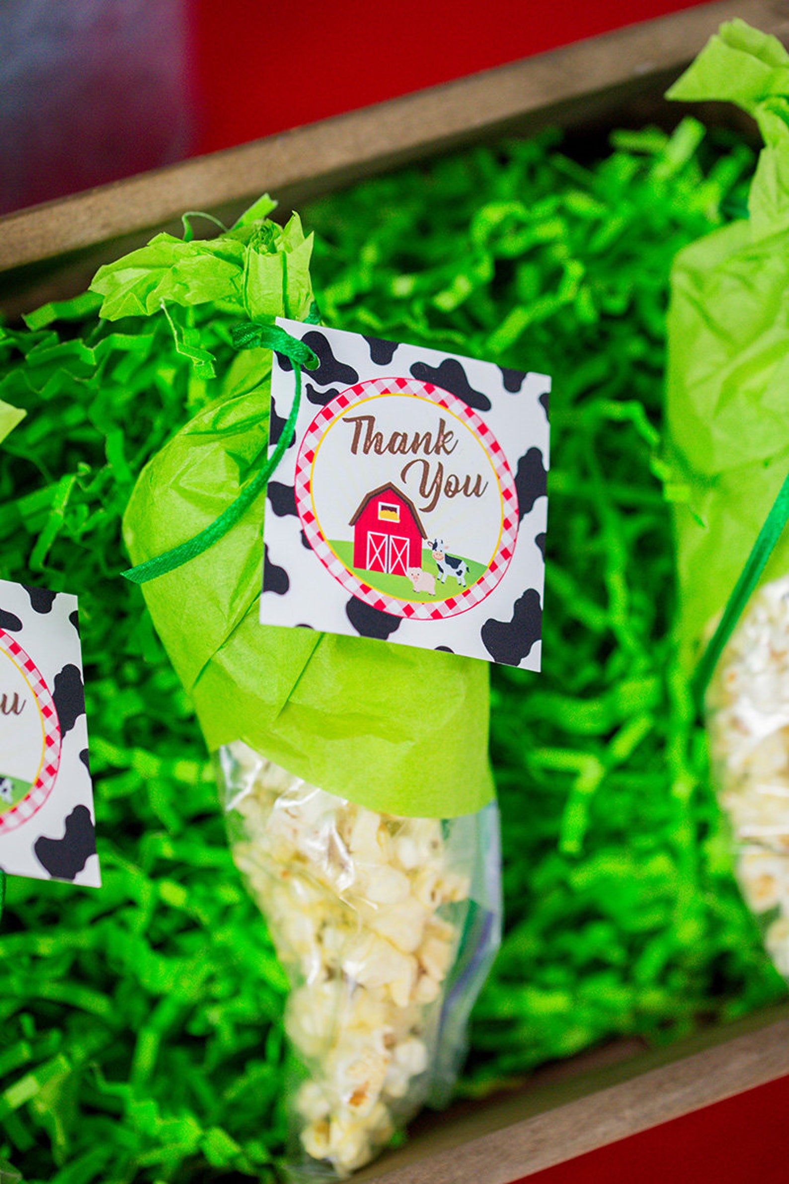 Farm Party Thank You Tag Instant Download Farm Food Thank - Etsy