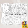 Retro Groovy Cowboy Bookmarks | Coloring Page | Cowgirl | Disco - Etsy