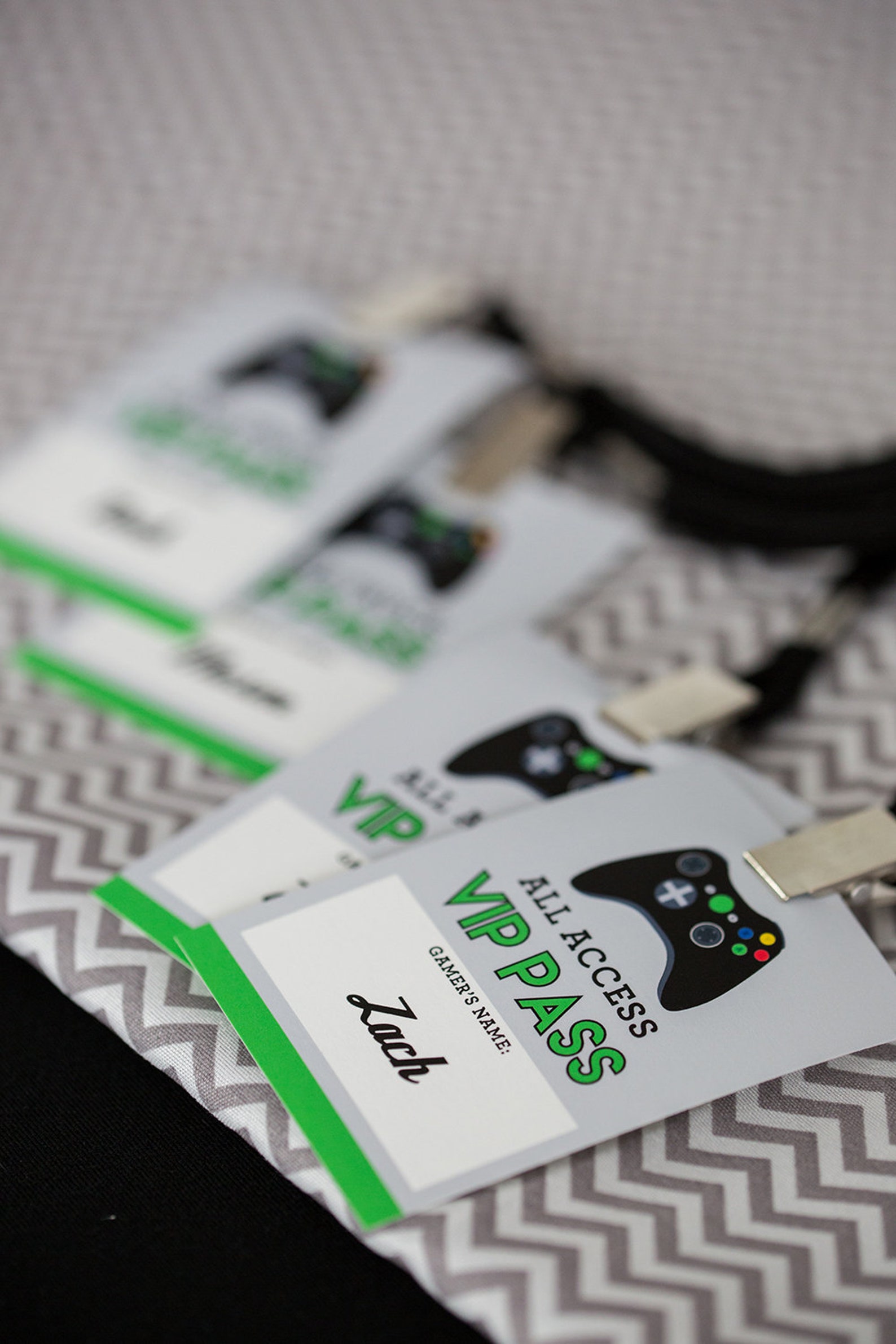 Video Game Party VIP Pass - Printable Video Game VIP Pass by - Video ...