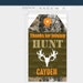 Hunting Party Favor Tags, Printable Hunting Favor Tags, Camo Print ...