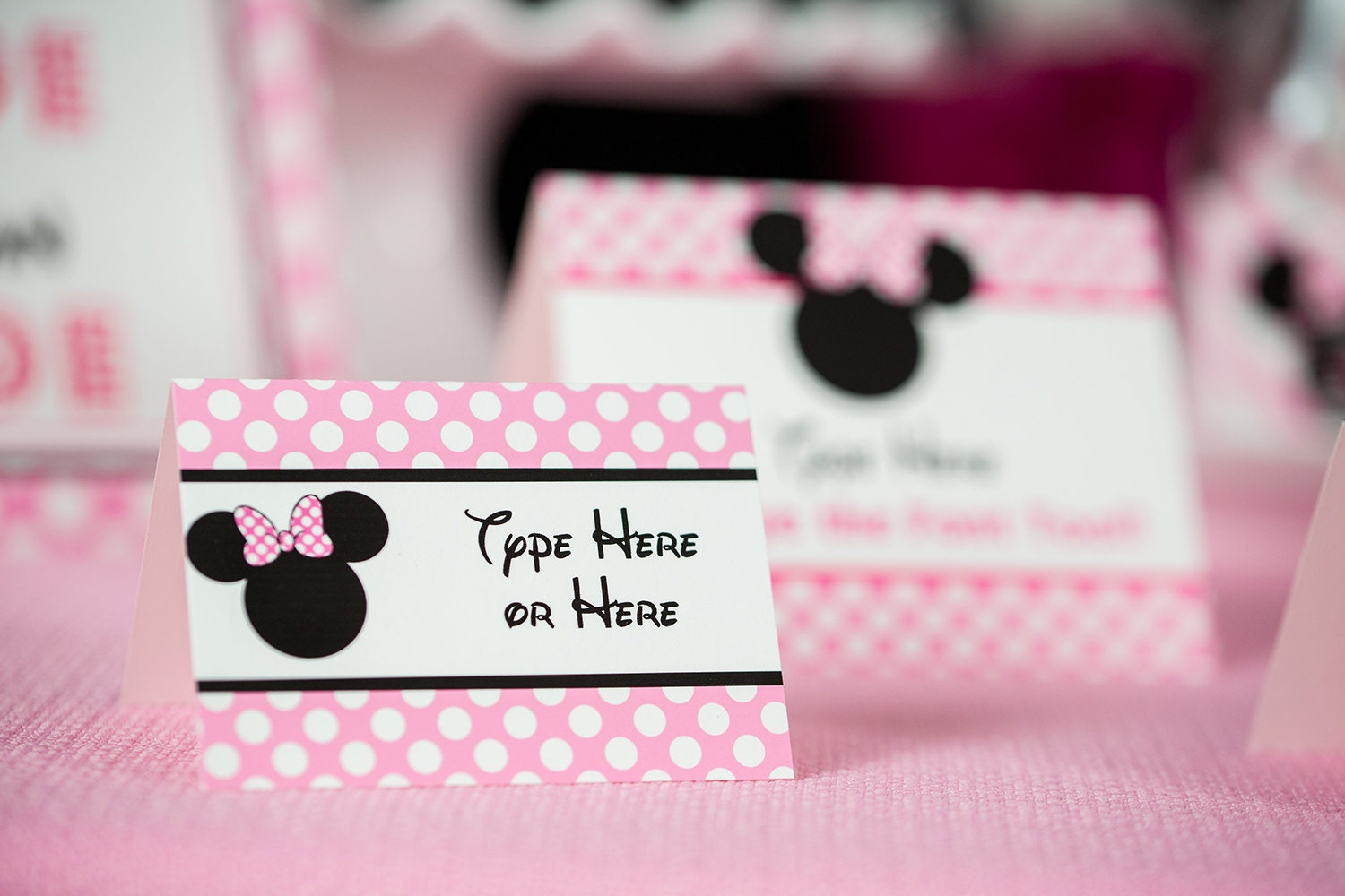 Minnie Mouse Food Labels INSTANT DOWNLOAD Minnie Mouse Party | Etsy Canada