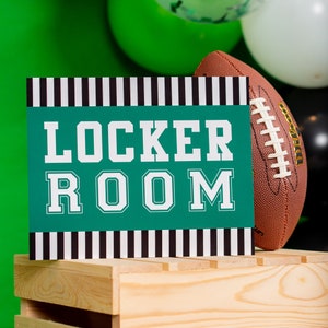 Football Party Signs - Instant Download Football Birthday Party Signs ...