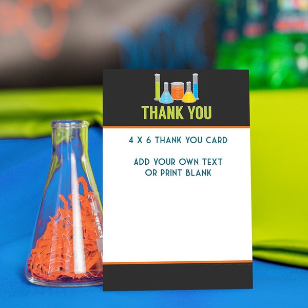 Science Thank You - Etsy