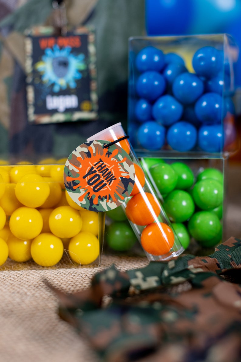 Paintball Party Decorations Paintball Birthday Decorations - Etsy