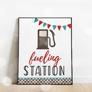 Editable Racing Party Sign Bundle, Instant Download Racing Birthday ...