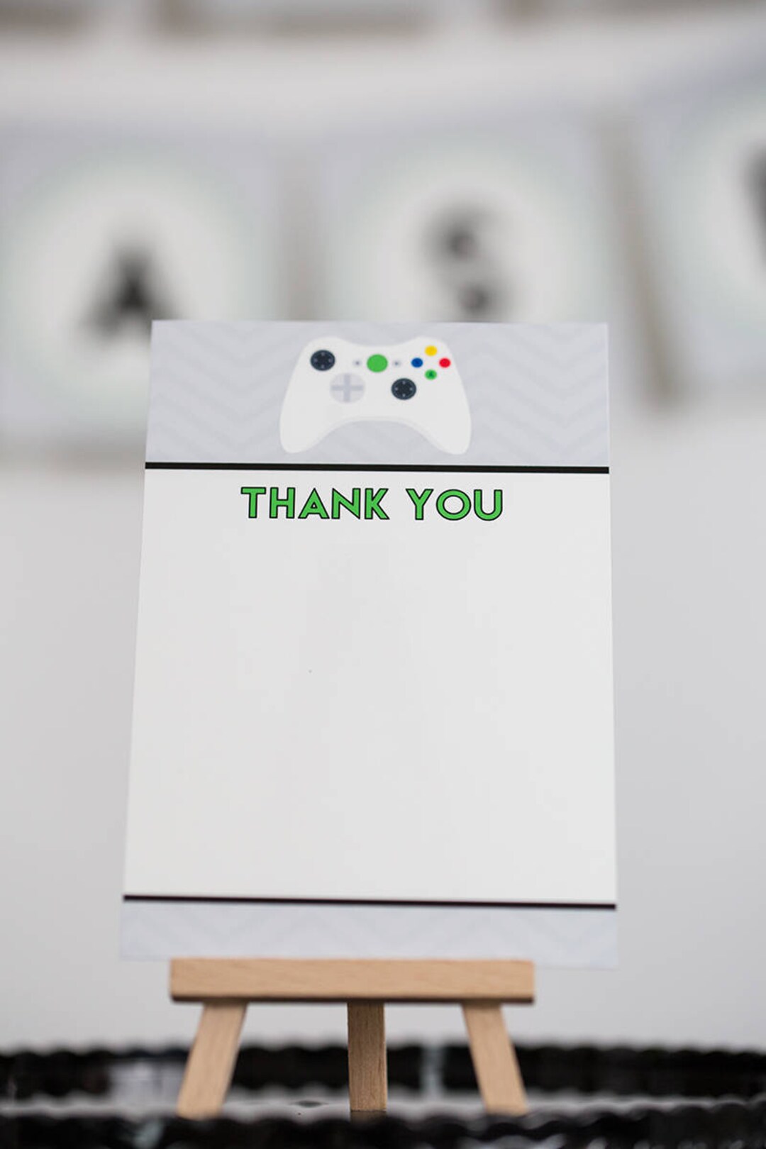 Video Game Thank You Card With White Controller Video Game - Etsy