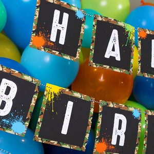 Paintball Party Decorations - Paintball Birthday Decorations ...