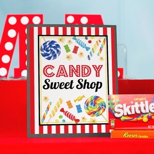 Movie Party Signs in Red, Instant Download Red Movie Party Signs in Red ...