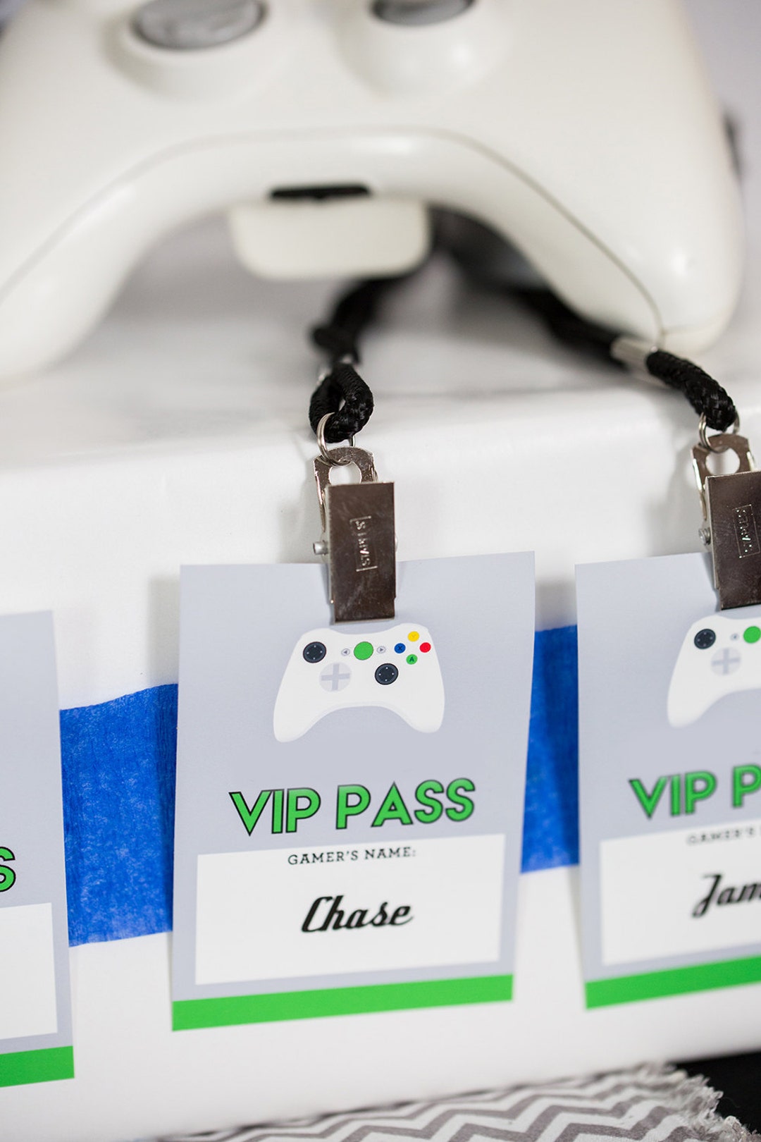 Video Game Party VIP Pass Printable Video Game VIP Pass - Etsy