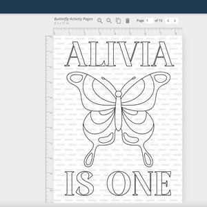 Butterfly Coloring Pages, Butterfly Activity Pages, Butterfly Birthday ...