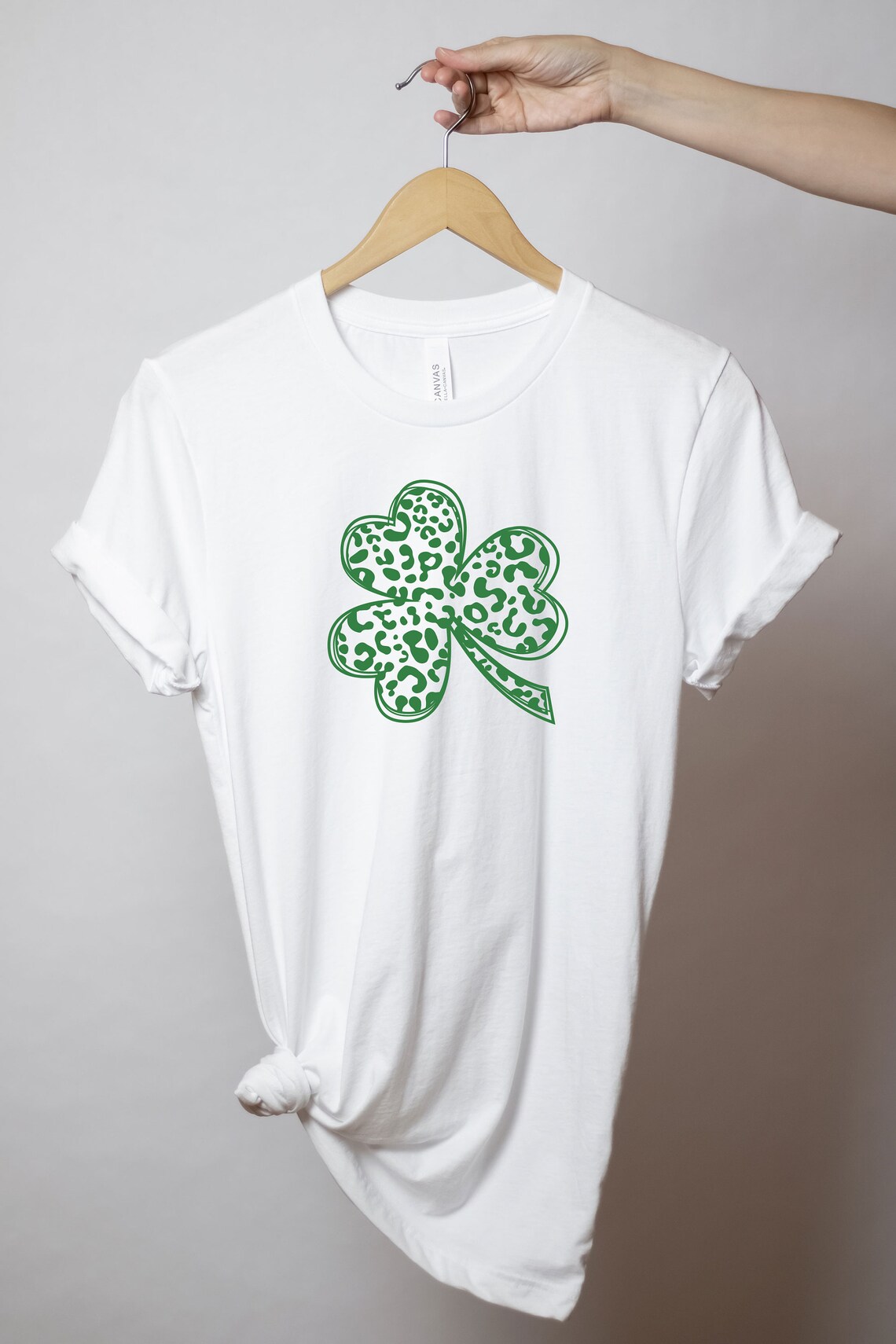 Shamrock Svg - Leopard Print Shamrock SVG - Cute Shamrock SVG - Animal ...