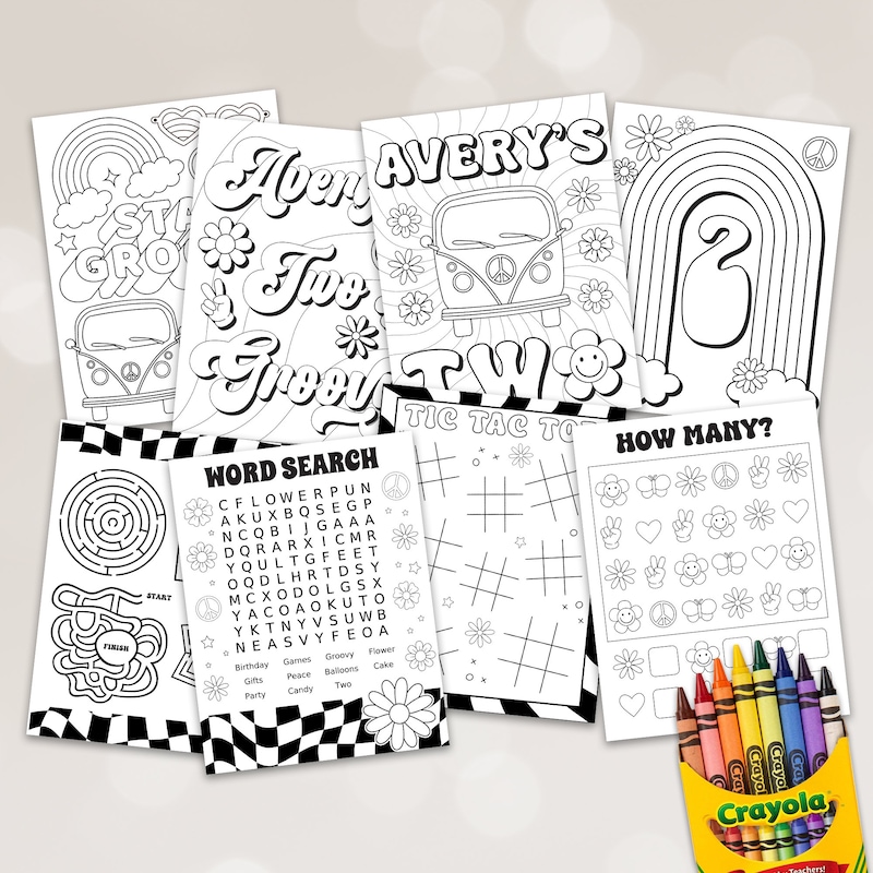 Two Groovy Birthday Party - Etsy