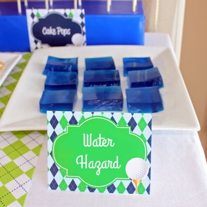 Golf Party Food Labels INSTANT DOWNLOAD - Printable Buffet Signs by ...