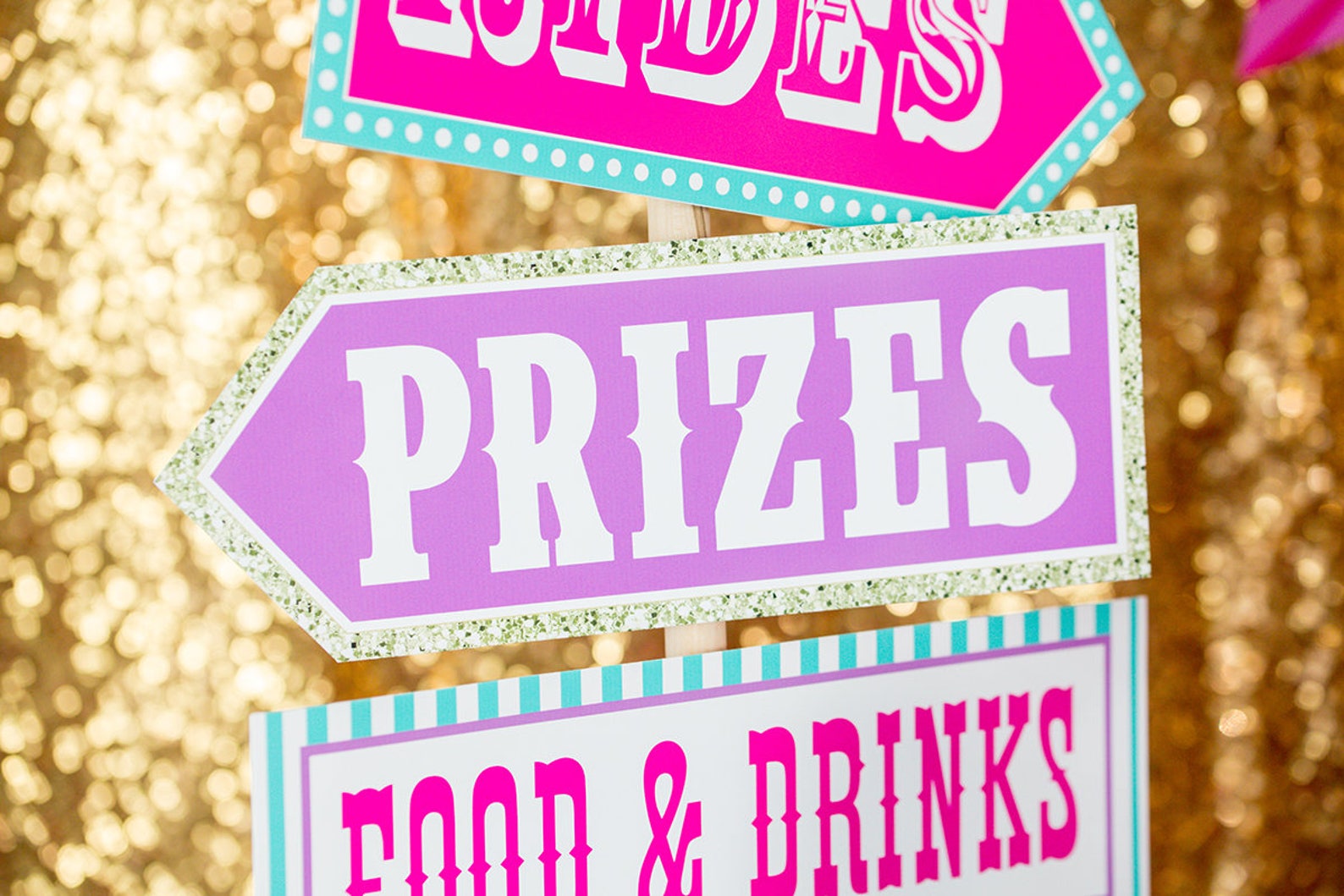 Carnival Party Signs Instant Download Carnival Birthday - Etsy