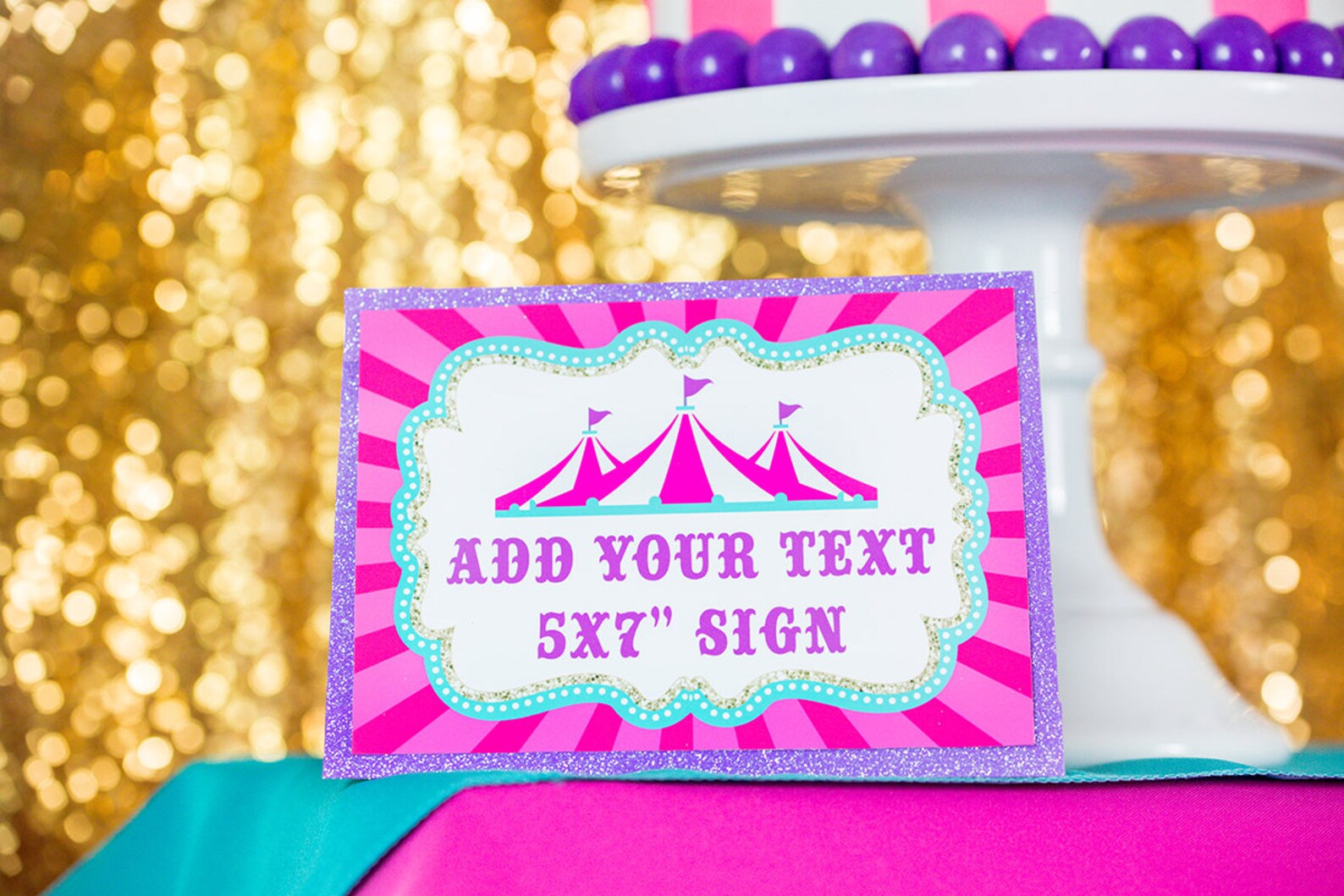 Carnival Party Signs Instant Download Carnival Birthday - Etsy