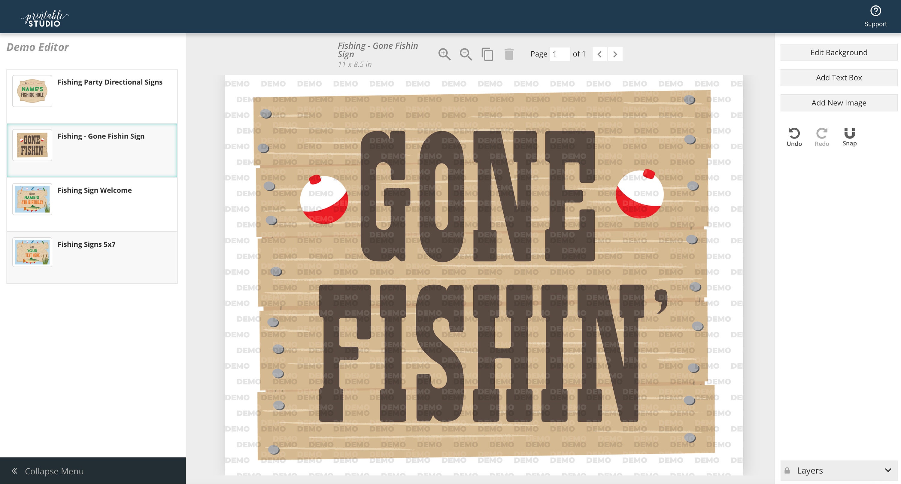 Editable Fishing Party Signs, Fishing Birthday Party Signs Printable ...