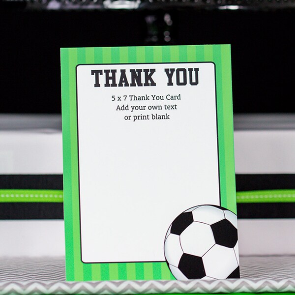 Soccer Thank You - Etsy