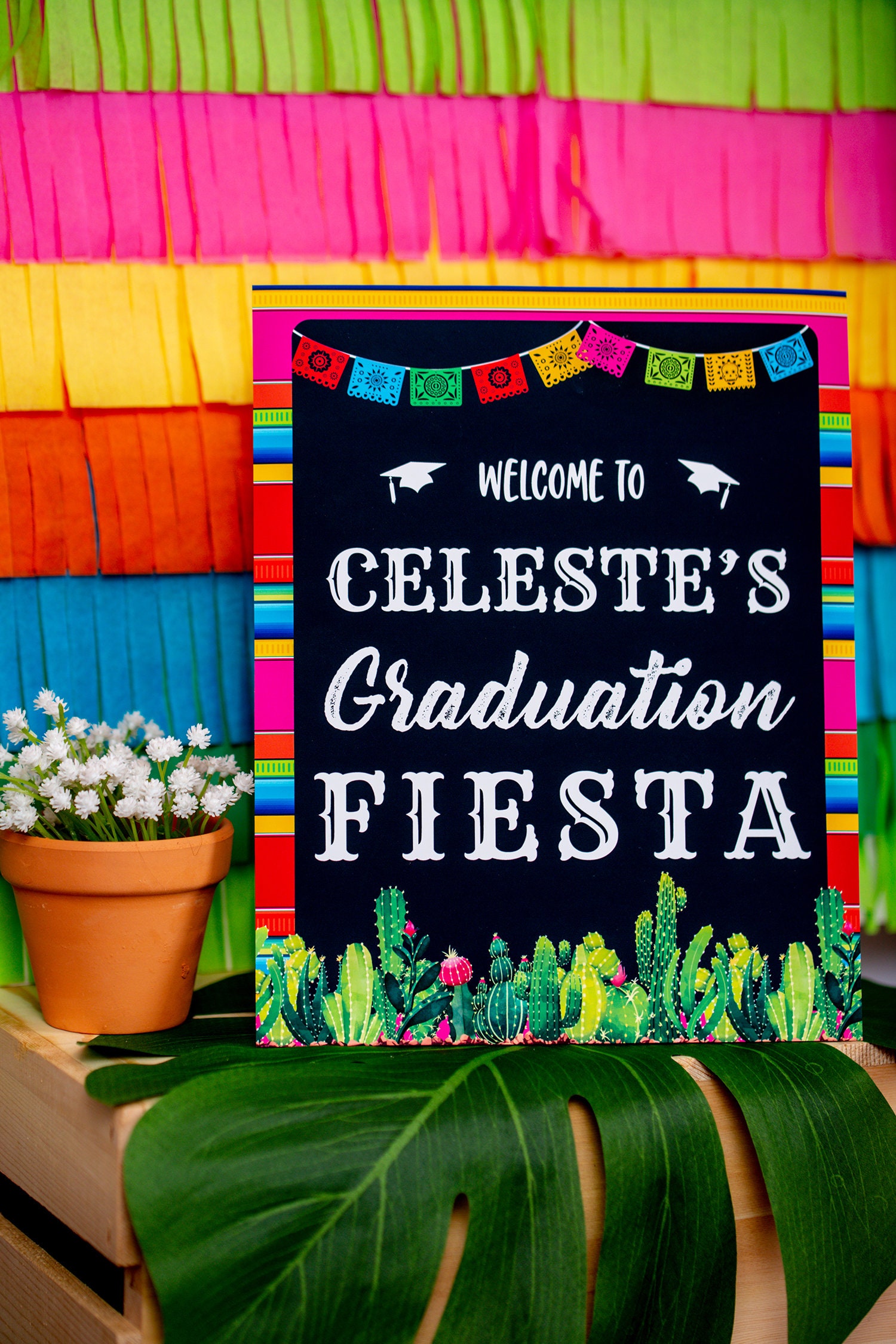 Graduation Fiesta Decorations Printable Graduation Party - Etsy Hong Kong