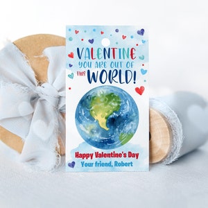 Printable Valentines Out of This World Valentine Card Outer Space ...