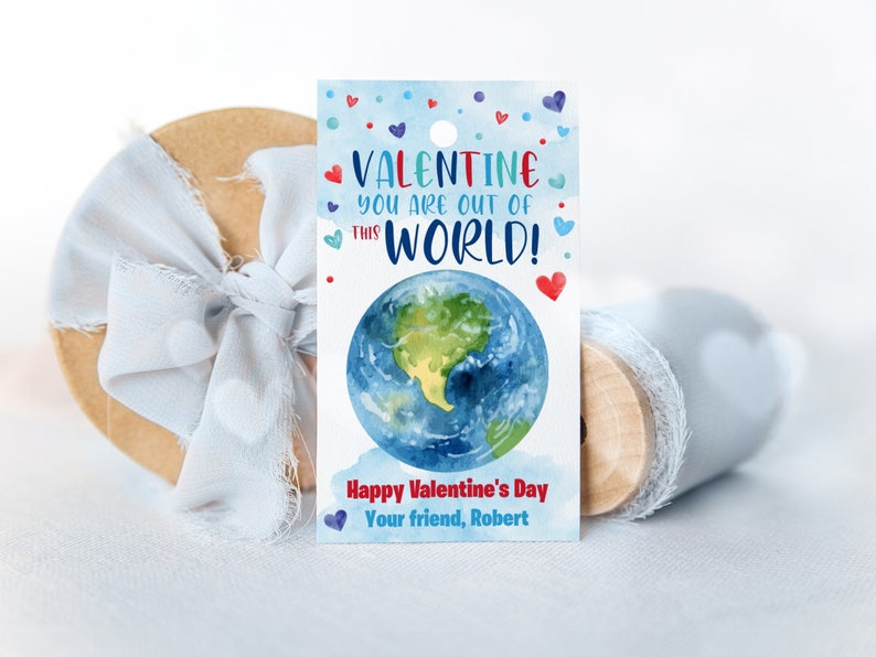 Printable Valentines Out of This World Valentine Card Outer - Etsy