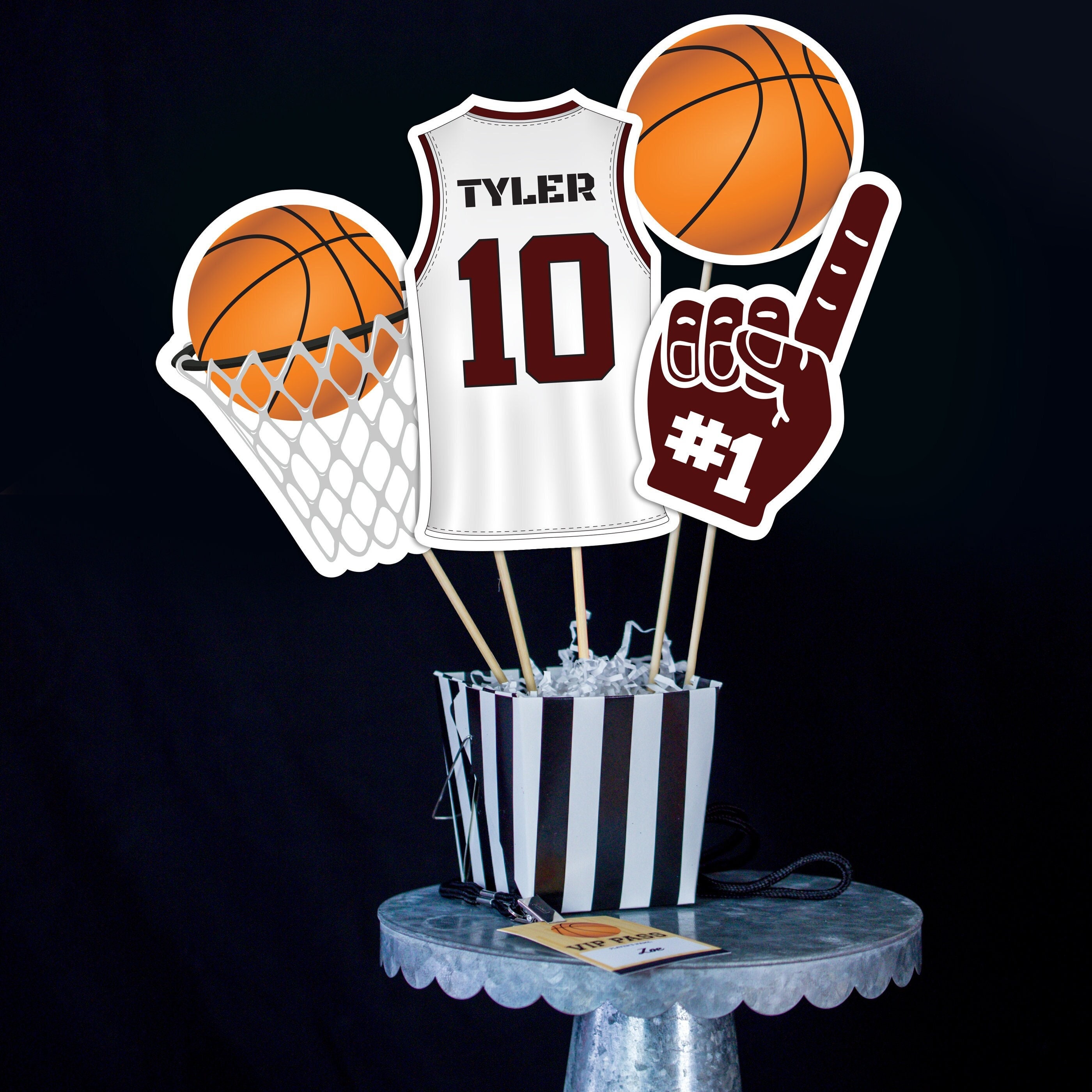 Basketball Banquet Centerpiece Ideas