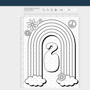 Two Groovy Coloring Pages Groovy Girl Activity Pages Two Groovy ...