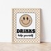 Editable ONE Happy Dude Party Sign Bundle, Instant Download Happy Dude ...