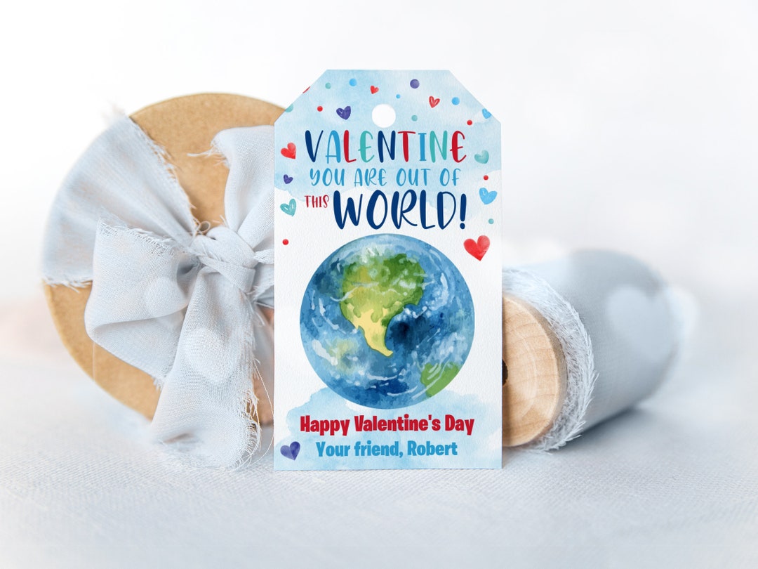 Printable Valentines Out of This World Valentine Card Outer Space ...