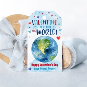 Printable Valentines Out of This World Valentine Card Outer Space ...