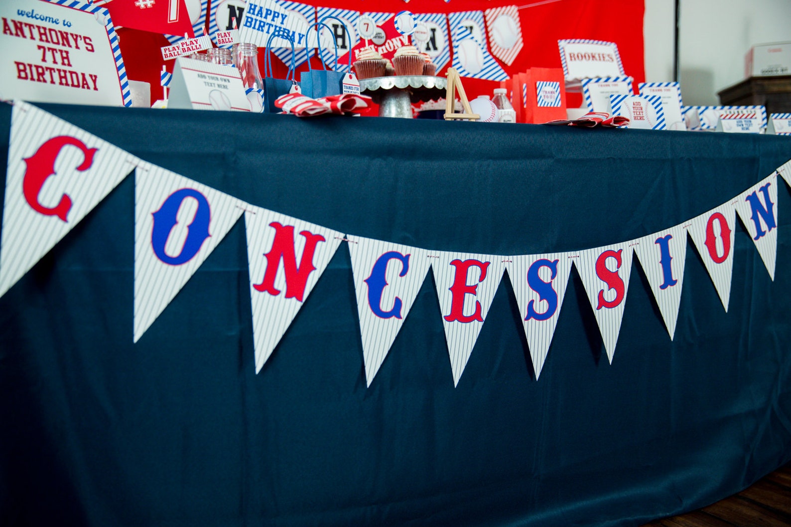 Concessions Banner Instant Download Concessions Banner - Etsy