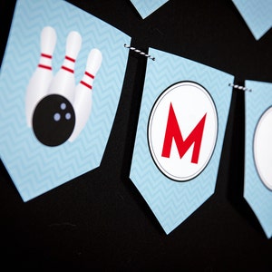 Bowling Birthday Party Banner Instant Download Printable Bowling Banner ...