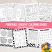 Daisy Coloring Pages Groovy Girl Activity Pages One Groovy Birthday ...
