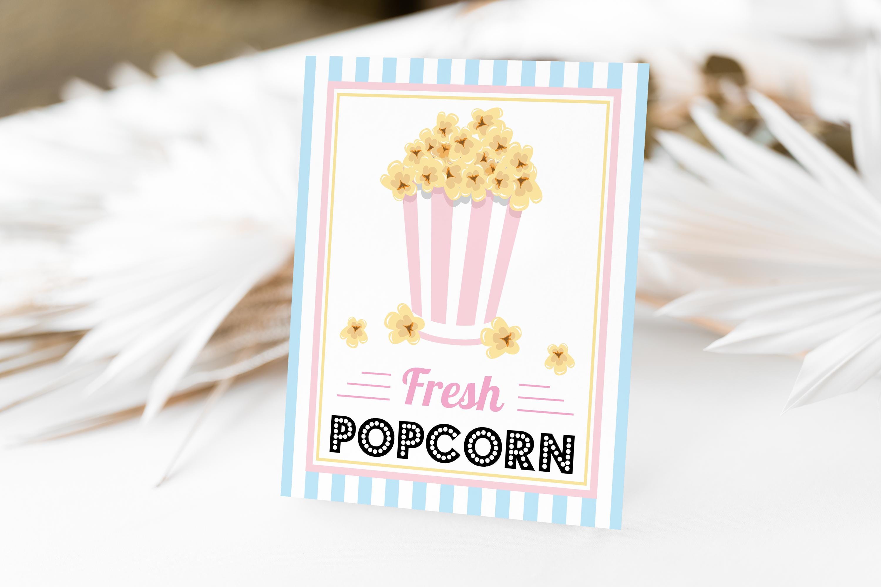 Editable Movie Party Signs Instant Download Pastel Movie Party Signs ...