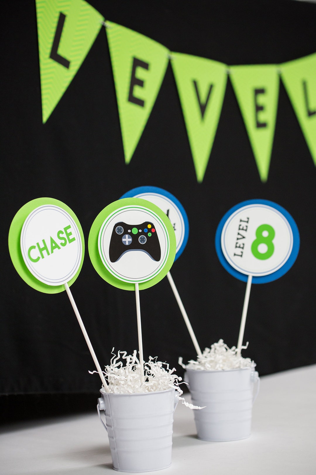 Video Game Centerpieces Printable Video Game Party - Etsy