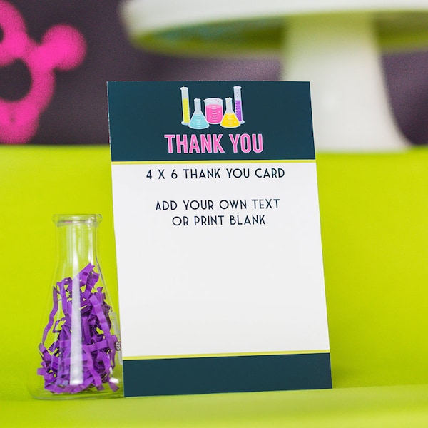 Science Thank You - Etsy