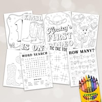 Retro Groovy Cowboy Bookmarks | Coloring Page | Cowgirl | Disco - Etsy