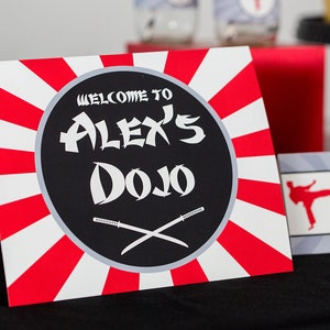 Ninja Birthday Party Decorations - Karate Party Decorations - Printable ...