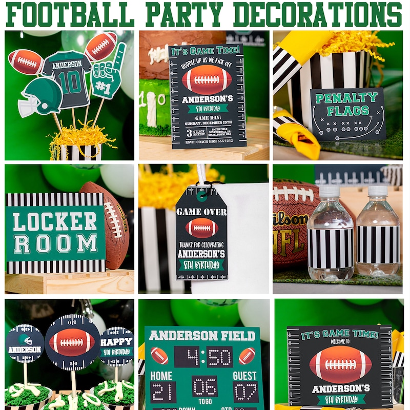 Football Decorations - Etsy