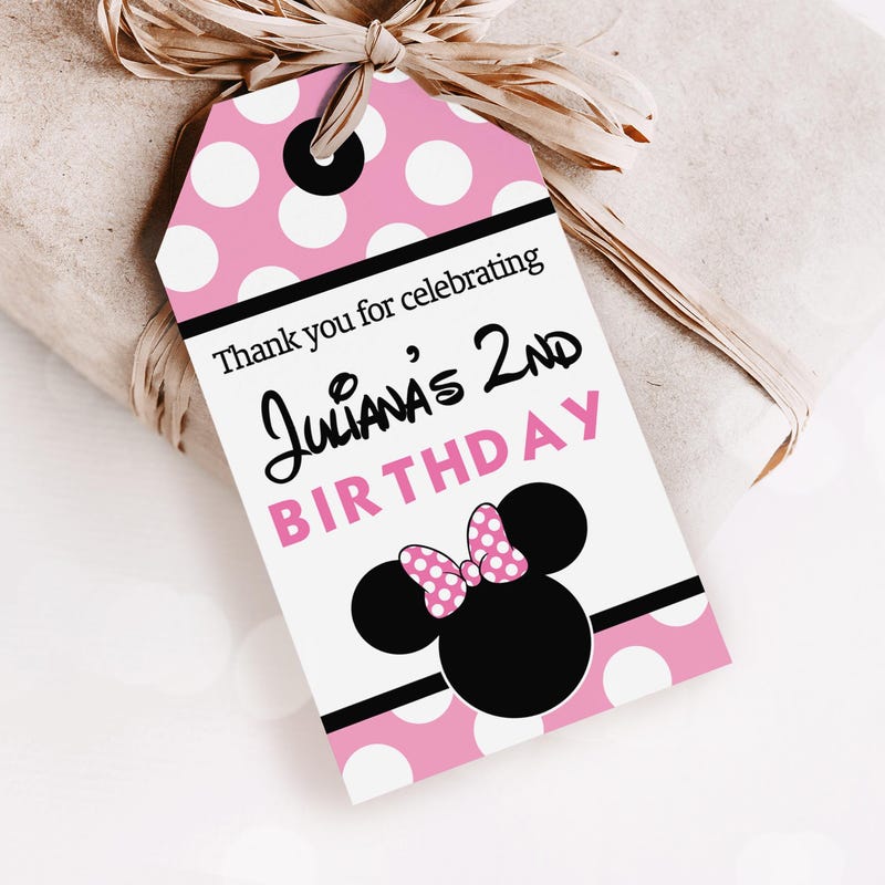 Minnie Mouse Party Favors - Etsy
