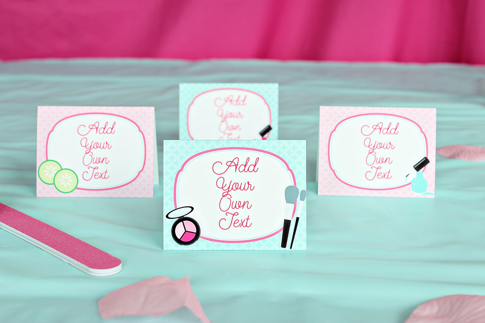 Spa Party Food Labels INSTANT DOWNLOAD Spa Party Signs - Etsy