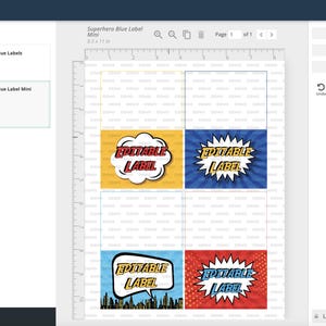 Superhero Party Food Labels Superhero Buffet Signs Instant Download ...