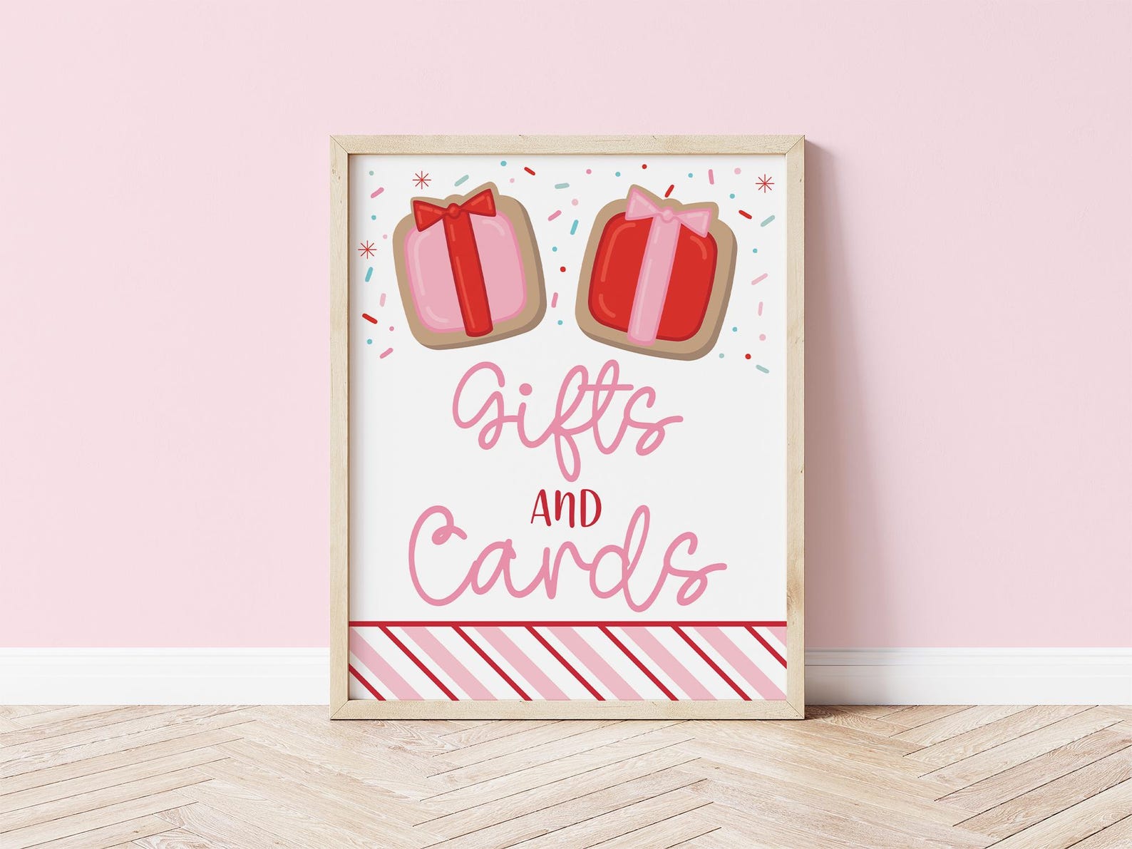 Editable Christmas Cookies Party Sign Bundle, Instant Download ...