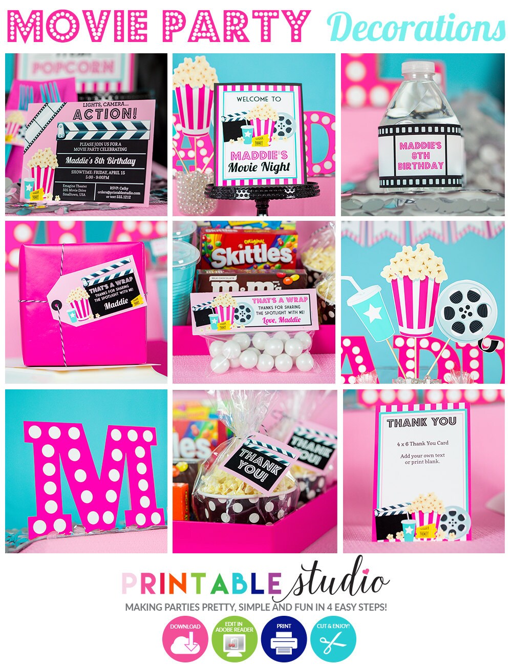 Girls Night Birthday Decor - Etsy