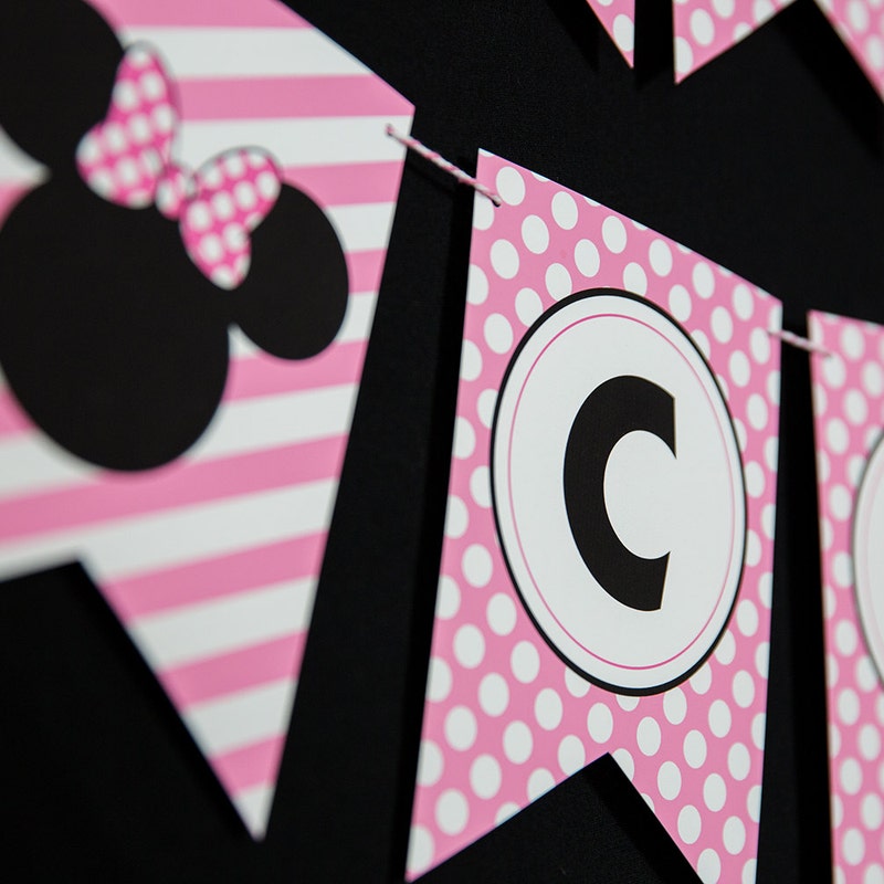 Minnie Mouse Banner - Etsy